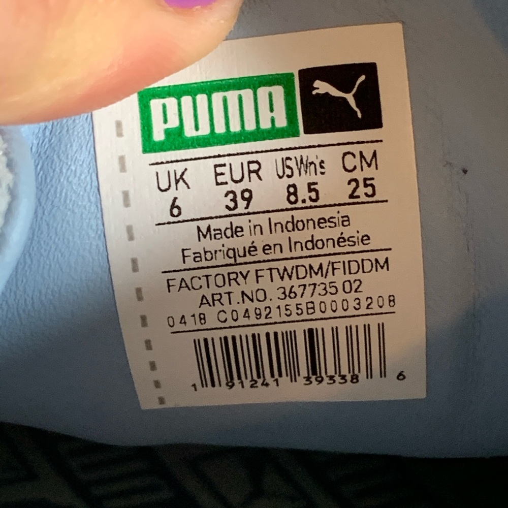 Puma Suede Light Blue Sneaker - Gem